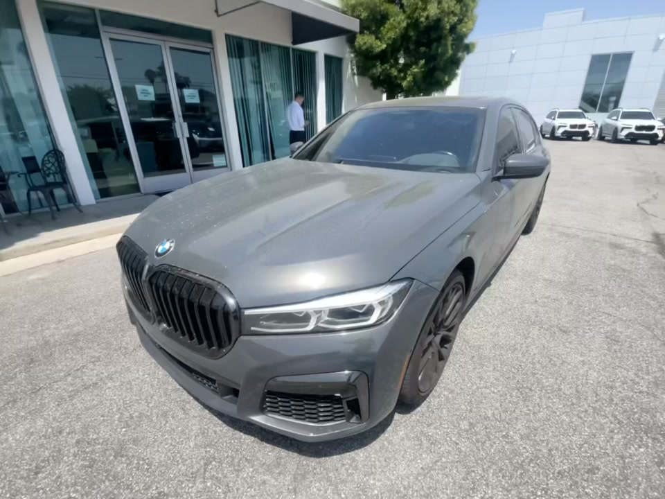 Steel Gray Bmw 7 Series Four Door Sedan